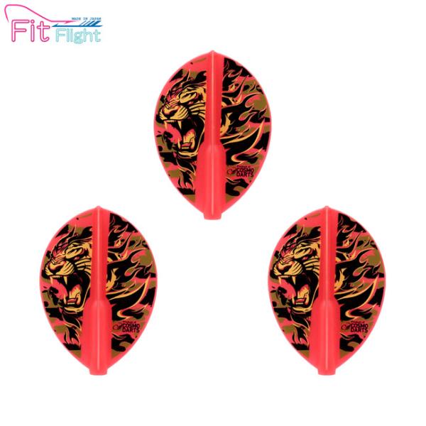 ■商品仕様スペックデータ形状：ティアドロップ内容量：3個■商品説明(2023.08.28 発売商品)迫力の虎を描いた、ナジール・ボンバ選手モデルのFit Flight第1弾。2023年 PDC Asian Tourにおいて、Mohd Nas...