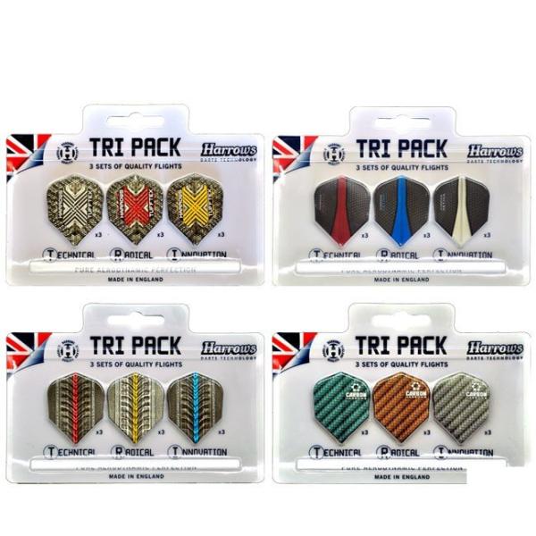 ■商品仕様スペックデータ形状：シェイプ内容量：3set(9個)■商品説明Harrowsデザインのフライトが3種類入ったお得なパッケージ。100ミクロンの厚さで軽量化を図ったフライトです。■仕様・付属品に関して※商品ページ掲載の商品仕様や、パ...