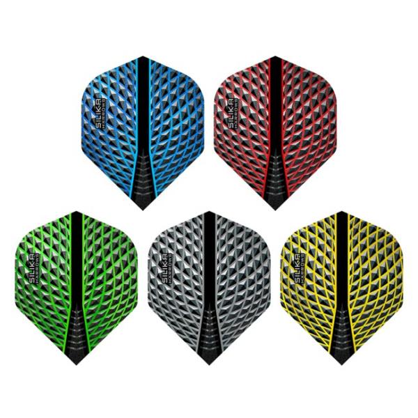 ■商品仕様スペックデータ形状：スタンダード厚さ：100ミクロン内容量：3個■商品説明(2022.12.16 発売商品)Harrows独自の「シリカ粒子コーティング」を施した「SILIKA FLIGHT」シリーズ。サンドペーパーのようにフライ...