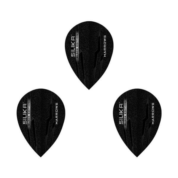 ■商品仕様スペックデータ形状：ペアー厚さ：100ミクロン内容量：3個■商品説明(2024.5.25 発売商品)Harrows独自の「シリカ粒子コーティング」を施した「SILIKA FLIGHT」シリーズに、BLACK EDITIONが登場。...