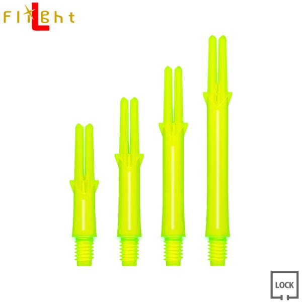 ■商品仕様スペックデータ長さ(バレル-フライト間)：13.0mm/19.0mm/26.0mm/33.0mm内容量：3本■商品説明(2025.7.11 発売商品)手作業による着色で製作されたSP仕様”ネオンイエロー”のL-SHaft！視認性・...