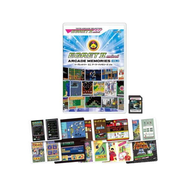 ■内容物・SDカード×1枚・インストラクションカード ミニ×10タイトル・本体アップデート手順書×1部■商品説明(2025.12.18 発売商品)多くの方のご要望にお応えしてLiteとして販売決定！「アーケードメモリーズ VOL.2」は、東...
