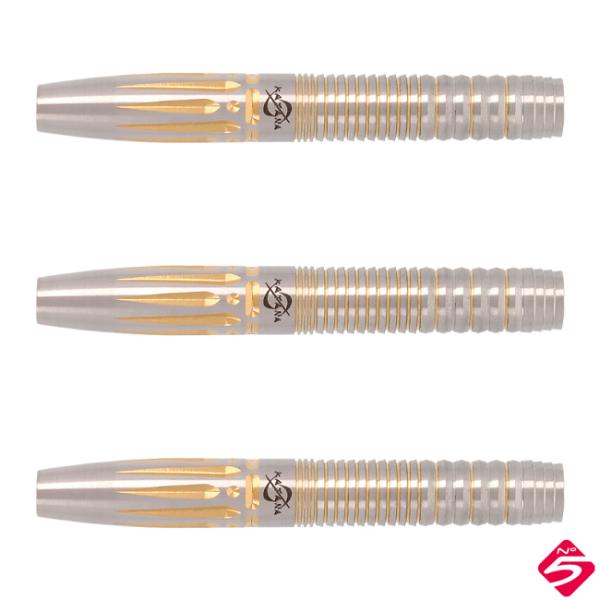 ■商品仕様スペックデータ材質：90%タングステン単体重量：19.0g全長：51.0mm最大径：6.8mmタイプ：No.5内容物・バレル×1set(3個)・シャフト×1set(3個)・チップ×1set(3個)・フライト×1set(3個)■商品...