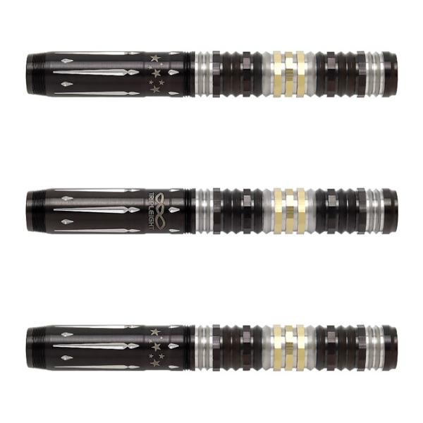 ■商品仕様スペックデータ材質：90%タングステン単体重量：19.0g全長：51.0mm最大径：6.4mmタイプ：2BA内容物・バレル×1set(3個)・シャフト×1set(3個)・チップ×1set(3個)・フライト×1set(3個)■商品説...