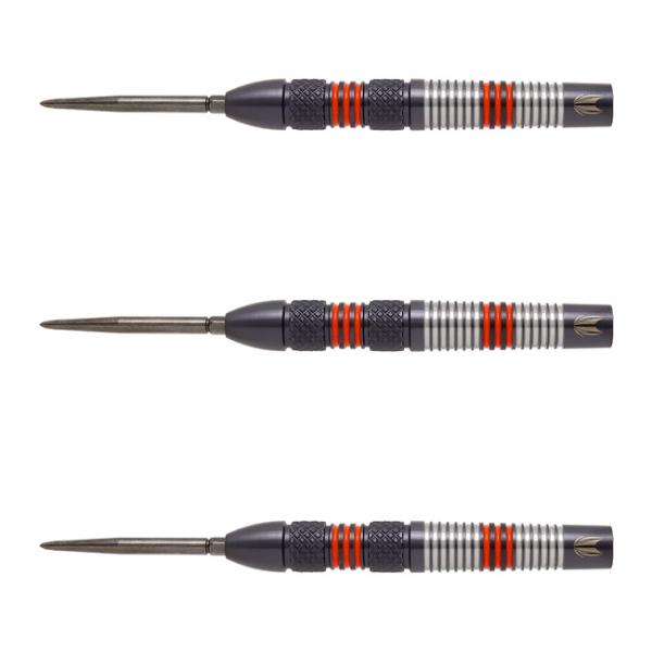 ■商品仕様スペックデータ材質：80%タングステン単体重量：23.0g(ポイント含む)全長：52.0mm最大径：7.05mmタイプ：STEEL内容物・バレル×1set(3個)・シャフト×1set(3個)・フライト×1set(3個)・SWISS...