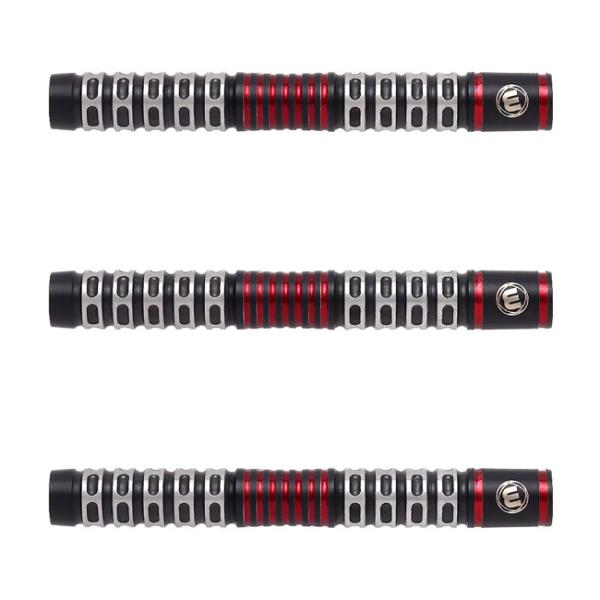 ■商品仕様スペックデータ材質：90%タングステンセット重量：約20.0g単体重量：18.1g全長：50.9mm最大径：6.2mm重心：センタータイプ：2BA※ダーツハイブ実測値内容物・バレル×1set(3個)・シャフト×1set(3個)・チ...