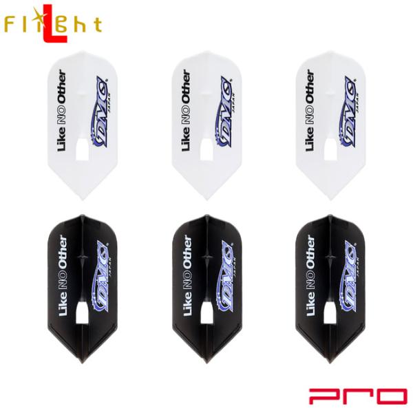 ■商品仕様スペックデータ形状：スリム内容量：3個■商品説明(2023.11.20 発売商品)DMCのロゴが入ったスタンダードデザインのフライト。以前のパッド印刷からフルカラー印刷に仕様が代わり、ブラックカラーが仲間入り。あらゆるユーザーに対...