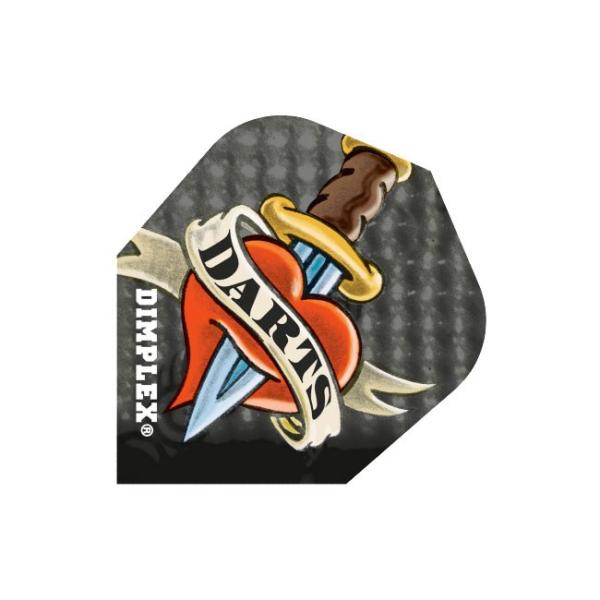 ■商品仕様スペックデータ形状：シェイプ内容量：3個■商品説明Harrowsのデザイン豊富なフライト！ディンプレックスフライトは、ネーミングの通りフライト表面のくぼみ(＝ディンプル加工)を施し、飛行性能を向上させます。■ご注意※商品ページ掲載...