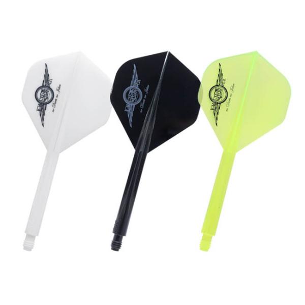 ■商品仕様スペックデータフライト部分の形状：スタンダードフライト部分の厚さ：0.4mmシャフト部分の長さ：ショート 21.5mm/ミディアム 27.5mm/ロング 33.5mm内容量：3個■商品説明(2021.02.06 新色追加)「JOK...