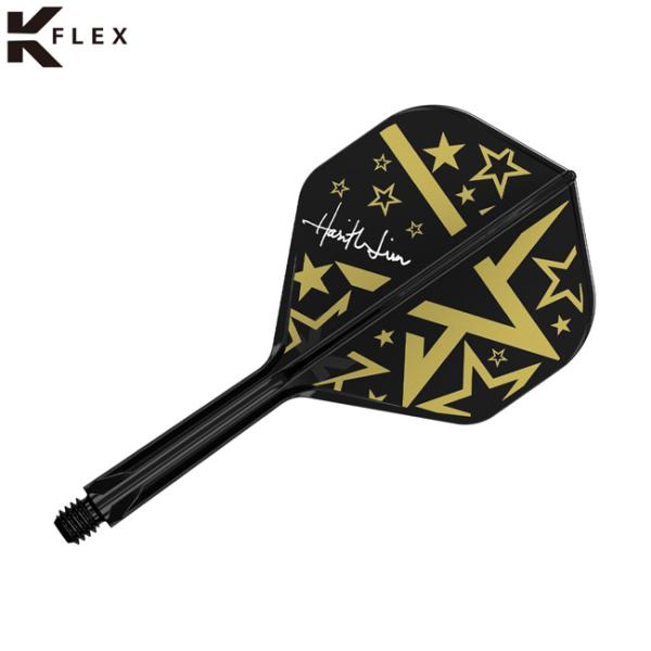 ■商品仕様スペックデータフライト部分の形状：スタンダードシャフト部分の長さ：19.0mm/26.0mm/33.0mm内容量：3個■商品説明(2025.2.15 発売商品)ハリス・リム選手とコラボレーションしたK-FLEX。漆黒のK-FLEX...