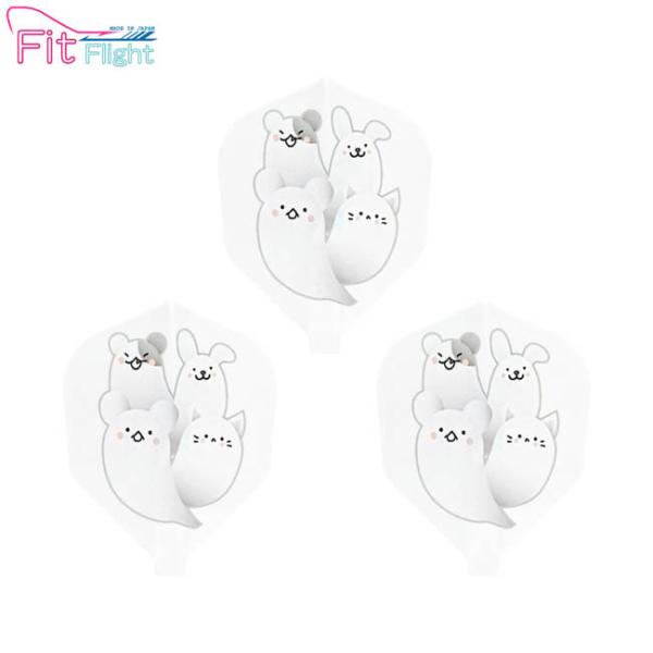 ■商品仕様スペックデータ形状：シェイプ内容量：3個■商品説明(2019.06.14 発売商品)D.craftのデザインフライト。かわいいアニマルおばけのデザインです。Fit FlightとL-Flight PROのシェイプをラインナップ。■...