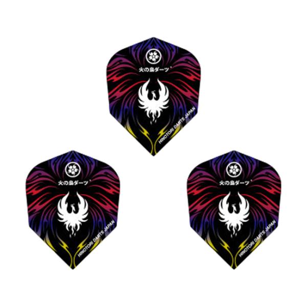 ■商品仕様スペックデータ形状：シェイプ内容量：3個■商品説明(2025.7.15 発売商品)トライバル風の背景に火の鳥のシルエットが描かれたデザイン。ホワイトとブラック、2種類のベースカラーが印刷されています。マイダーツを彩る、見た目にも楽...