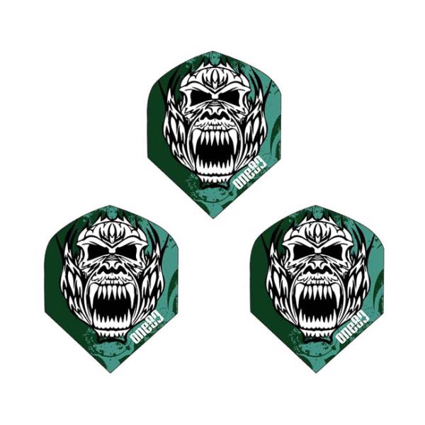 ■商品仕様スペックデータ形状：スタンダード厚さ：130ミクロン内容量：3個■商品説明迫力あるスカルデザインのOne80フライト。3種のデザインで、ダーツ1セットでそれぞれ異なるデザインを付けても楽しめます。■ご注意※商品ページ掲載の商品仕様...