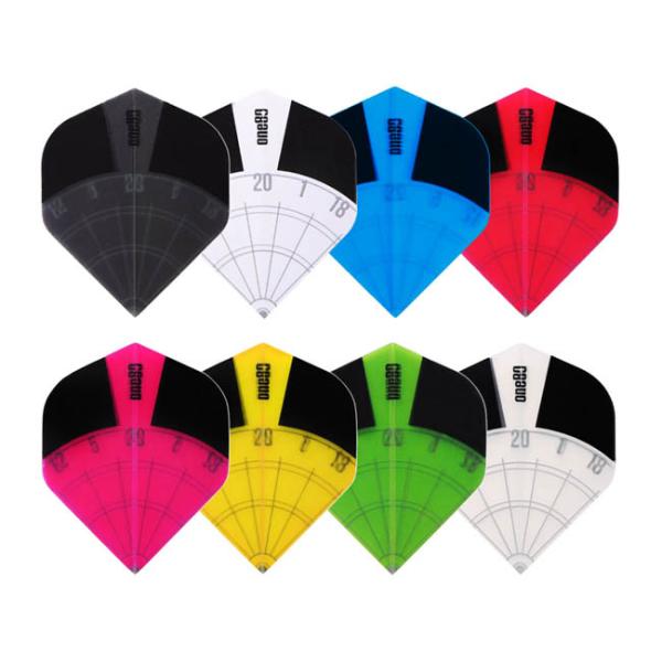 ■商品仕様スペックデータ形状：スタンダード厚さ：100ミクロン内容量：3個■商品説明ダーツボードの盤面をデザインに取り入れたユニークなフライト。スタンダード、シェイプ、カイト、ティアドロップの4形状展開です。■ご注意※商品ページ掲載の商品仕...