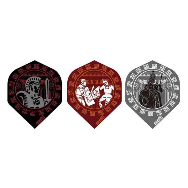 ■商品仕様スペックデータ形状：スタンダード厚さ：130ミクロン内容量：3個■商品説明古代ローマのグラディエーターをモチーフとしたデザインフライト。5種類のベースデザインで15種類を展開、お好みのデザインをお選びください。■ご注意※商品ページ...