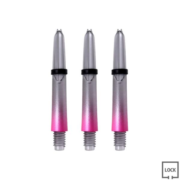 ■商品仕様スペックデータ素材：ナイロン長さ(バレル-フライト間)：19.0mm内容量：3個■商品説明美しいグラデーションカラーのLAROシャフト。【特徴】1)チップをすべりこませる形状で、圧倒的な弾かれづらさを実現。2)最高に折れづらい強度...