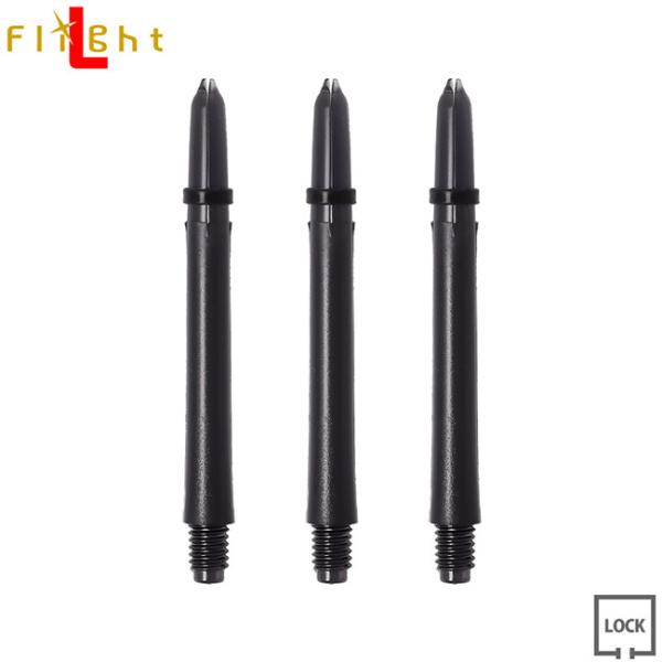 ■商品仕様スペックデータ全長(ネジ山含まず)：49.0mm長さ(バレル-フライト間)：33.0mm内容量：3個 ■商品説明1)チップをすべりこませ圧倒的な弾かれづらさを実現。2)LAROシャフトは強度にこだわり、最高に折れづらい強度を実現。...