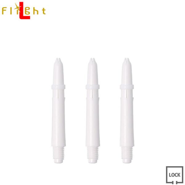 ■商品仕様スペックデータ全長(ネジ山含まず)：35.0mm長さ(バレル-フライト間)：19.0mm内容量：3個 ■商品説明1)チップをすべりこませ圧倒的な弾かれづらさを実現。2)LAROシャフトは強度にこだわり、最高に折れづらい強度を実現。...