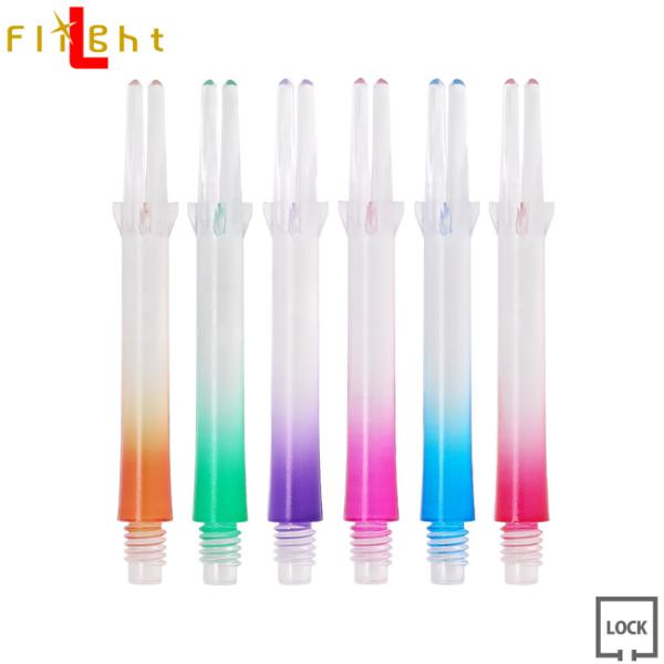 ■商品仕様スペックデータ長さ（バレル-フライト間）：19.0mm/26.0mm/33.0mm内容量：3本■商品説明クリアベースのカラーに鮮やかなグラデーションカラーを施したエルシャフト。性能はそのままに、マイダーツをオシャレに仕上げたい方に...