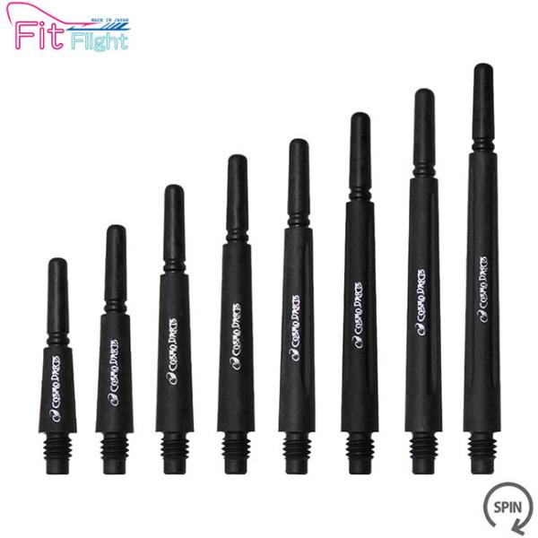 ■商品仕様スペックデータ全長（ネジ山含まず）：26.5mm〜56.5mm長さ（バレル-フライト間）：13.0mm〜42.5mm重量：0.57g〜1.23g※各サイズの数値は画像をご確認ください。素材：カーボン内容量：3本■商品説明プラスチッ...