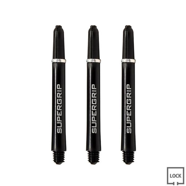 ■商品仕様スペックデータ全長(ネジ山含まず)：48.0mm長さ(バレル-フライト間)：34.0mm内容物・シャフト×1set(3個)・シャフトリング×1set(3個)■商品説明今までナイロンシャフトに付属していたスプリングのシャフトリングを...