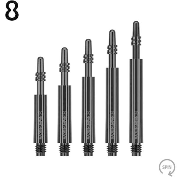 ■商品仕様スペックデータサイズ(バレル-フライト間)：19.0mm/22.5mm/26.0mm/29.5mm/33.0mm内容量：3個■商品説明(2019.06.15 新サイズ追加)成型フライト「8(エイト)フライト」シリーズ専用のシャフト...