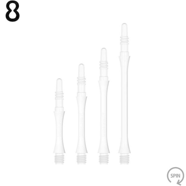 ■商品仕様スペックデータサイズ(バレル-フライト間)：19.0mm/26.0mm/33.0mm/44.0mm内容量：3個■商品説明(2020.01.22 新サイズ追加)「8(エイト)フライト」シリーズ専用のシャフト。フライトとシャフトをネジ...