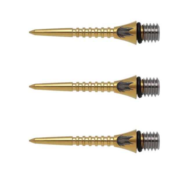 ■商品仕様スペックデータ長さ：26.0mm重量：0.94g（+-0.05g）内容物・コンバージョンポイント×1set(3個)・Oリング×1set(3個)■商品説明リングカットが施されたターゲットコンバージョンポイント。ねじ山部分に緩み防止用...