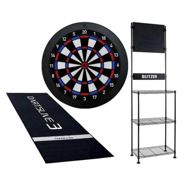 【商品仕様】■DARTSLIVE Homeサイズ(約)：直径56.4cm×厚み3.27cmプレイングエリア：約15.5インチ■BLITZER ダーツスタンド BSD21-BK本体サイズ（約）：H202.0cm×W61.0cm×D36.0cm...