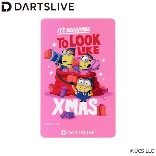 ■商品仕様スペックデータ内容量：1枚■商品説明(2024.12.20 発売商品)ミニオンコラボのダーツライブカードが冬の装いで登場！ゲームの成績を保存するための必需品です。新しいデザインは全部で3種類。お気に入りのミニオンデザインを見つけて...