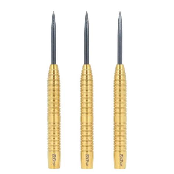 新品定価：15400円(税込)■商品仕様スペックデータ材質：90%タングステン単体重量：23.0g バレル全長：49.5mm最大径：6.5mmタイプ：STEEL■商品状態・付属品商品状態：【4】付属品：あり(フライト×3・シャフト×6)パッ...