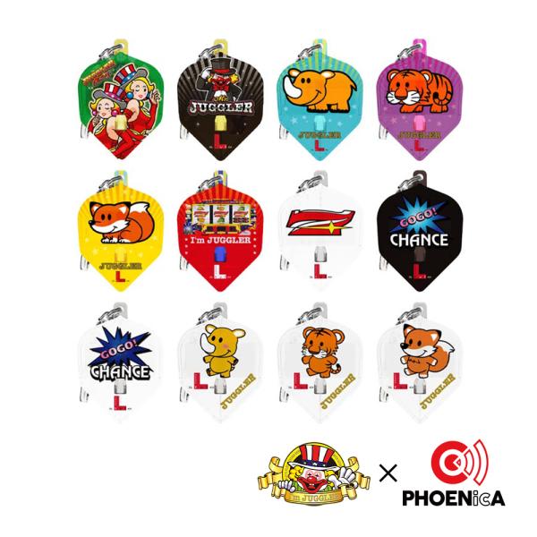 【発売日：2024年12月20日】PHOENIXダーツのプレイデータを記録する「PHOENicA」に、JUGGLERデザインが登場！マイダーツケースにはもちろん、同時発売のJUGGLERデザインKRYSTAL ONEにぶらさげても注目度UP...