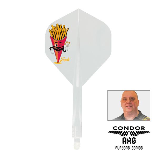 【発売日：2026年02月28日】21世紀の新素材と言われる特殊樹脂を使用した硬質CONDORフライト。その新素材を100％活かす量産方法に改善、更にネジ形状を大幅に改良。Stefaan Henderyck選手デザインのCONDOR AXE...