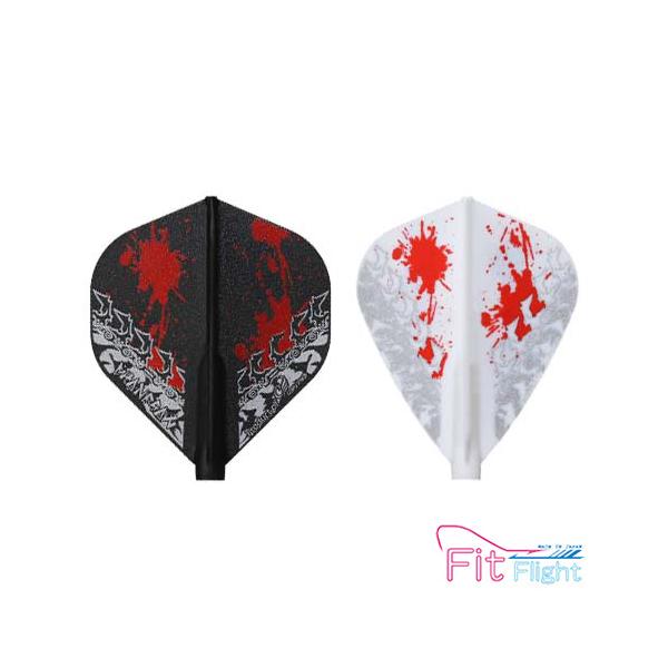 Fit FlightプレーヤーJoseph Chaney選手の1stモデルフライトです。・1セット(3フライト)入り・形状：スタンダード（D-Black）、カイト（White）