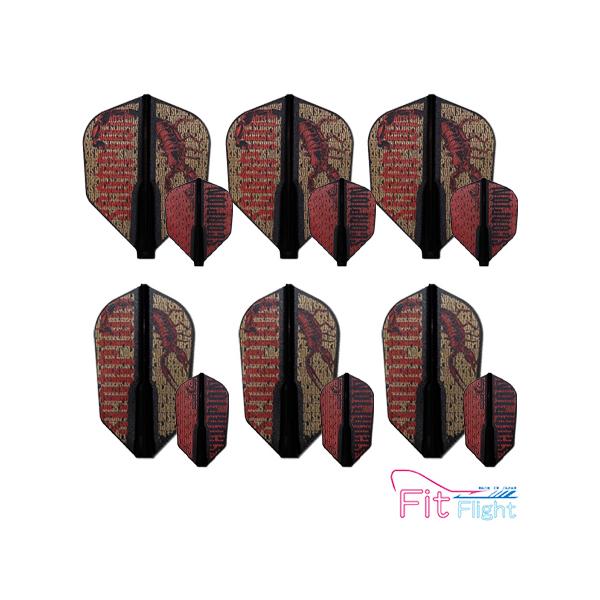 【発売日：2024年04月19日】David Fatum(デイビッド・フェイタム)選手モデルフライトの第3弾。Fatum選手の愛称”The Scorpion”をイメージしたデザインです。・1セット(3フライト)入り・形状：シェープ、スーパースリム