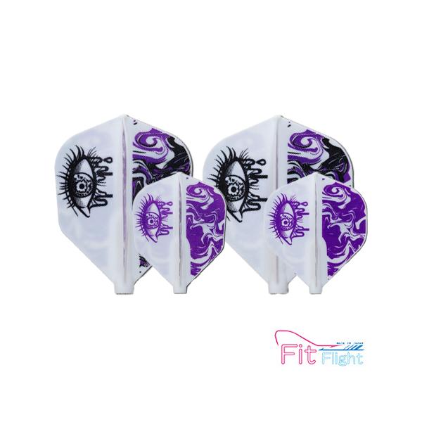 【発売日：2025年01月28日】フランス初の女性DARTSLIVE SUPPORT PLAYER、Nadege Chrerien選手初のコラボフライトが登場！Nadege選手自身の目をモチーフにデザインされた、個性的でどこかミステリアスな...