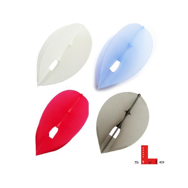 シャンパンリング対応フライトＬ【ティアドロップ】◆カラー：ホワイトチップの進入を許さない美しい流線型状のシャンパンリングに対応したフライトＬがついに登場！！リング穴が内側になることによりフライトの寿命がアップ！シャンパンリングはシャフトを保...