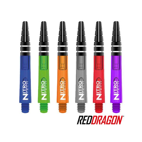 NITROTECH Short レッドドラゴンから、豊富なカラーリングが魅力のポリカーボネート製のシャフトが登場。【サイズ】Short ：36mm【カラー】Red、Blue、Green、Orange、Black Tint、Purple　セー...