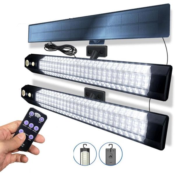 センサー ソーラーライト 分離型 リモコン付き 1灯 316LED 人感センサー 3種類の知能モード 省エネ 防水 防犯ライト ●新世代の極高輝度316LED（158LED×2）を搭載ソーラーライトは昼光色7700Kの超高輝度LEDを158...