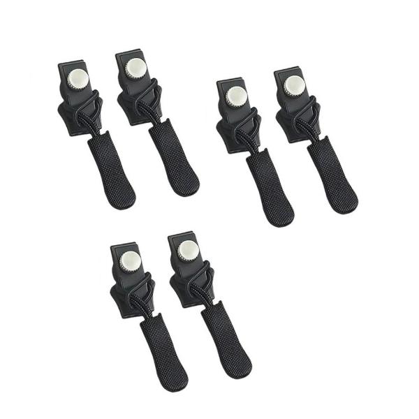 ジッパー修理キット 6個入り 大中小サイズセット 万能 ジッパー交換 スライダー 修理 DIY ZIPPER 再利用 ファスナーが壊れて困った時に！大中小の3サイズの交換用スライダーで衣類、バッグ、スーツケース、リュック、財布など幅広いシー...