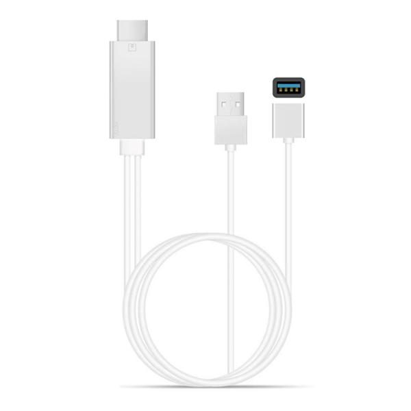 【iPhoneやAndroidのコンテンツを大画面テレビで！】iPhoneやiPad　 Androidスマホやタブレットのコンテンツ（映画、ゲーム、テレビ番組Youtube、ドラマ、音楽、ビデオ、オーディオ、写真など）をHDMI搭載のテレビ...