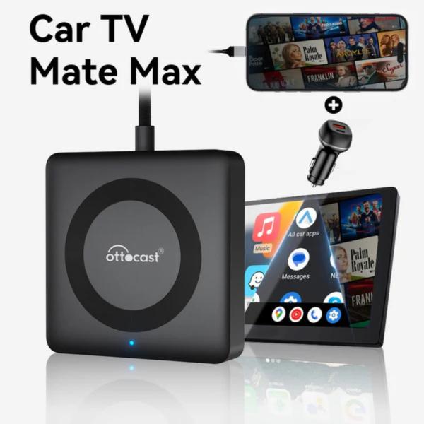 【★当店人気ランキング 第4位（2025年）】当店で選ばれている人気アイテムです【Car TV Mate Max】とは有線CarPlay搭載車の純正ナビを、 “マルチメディア対応のハイパフォーマンス環境” にアップグレードする万能アダプター...