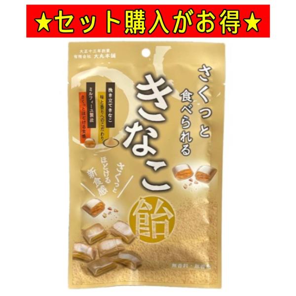 ≪★賞味期限：2026年3月31日となります≫※香料・着色料 不使用人気商品「さくっときなこ」が新パッケージにリニューアルしました！艶やかな黄金色をした薄い飴で、きなこペーストをたっぷりと包み込んだ、きなこ好きにはたまらない飴です舐めておい...