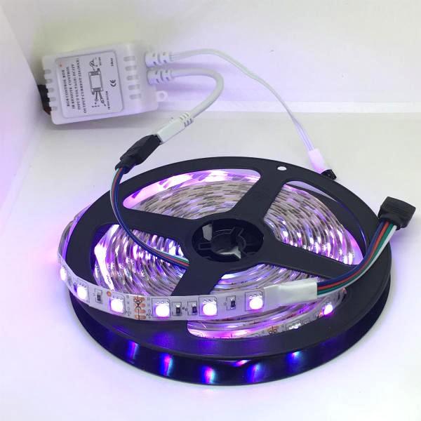 ★★★ 数量 30 (1.5m) 以上 100 以下でのご注文をおねがいします．数量 30 未満のご注文はキャンセルさせていただきます ★★★幅 1 cm の RGB (赤緑青) 3 色 LED テープライトを AC 100 V に接続でき...