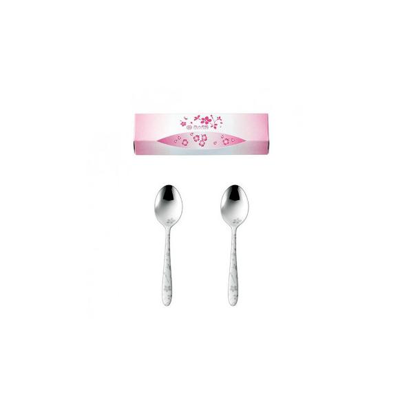 ハンドルに繊細な桜模様をあしらった、上品で華やかなコーヒースプーン2本セットです。