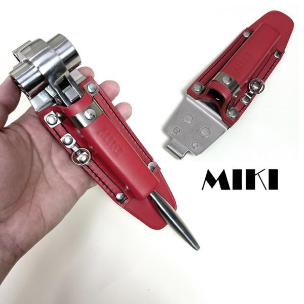 ■三貴MIKI 赤革工具ホルダーSPH着脱タイプ：SPH60-RE ラチェットホルダー■特注品につきまして・在庫がない場合、納期はおおよそ4〜5営業日お時間をいただいております。予めご了承ください。■仕様・赤革工具ホルダーシリーズ・ラチェッ...