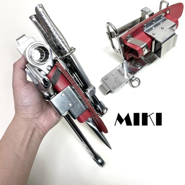 ■三貴MIKI 赤革工具ホルダーSPH着脱タイプ：SPH658Z-RE ラチェット モンキー カッターホルダー■特注品につきまして・在庫がない場合、納期はおおよそ4〜5営業日お時間をいただいております。予めご了承ください。■仕様・赤革工具ホ...