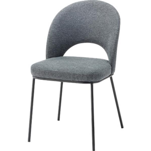 包み込まれる背もたれのモダンなダイニングチェア【サイズ(cm)】W46×D56×H81×SH46【商品重量(kg)】5.2【材質】スチール(粉体塗装) ポリエステル【耐荷重】80kg【組立有無】組立式【販売】こちらの商品は単品です。イメージ...