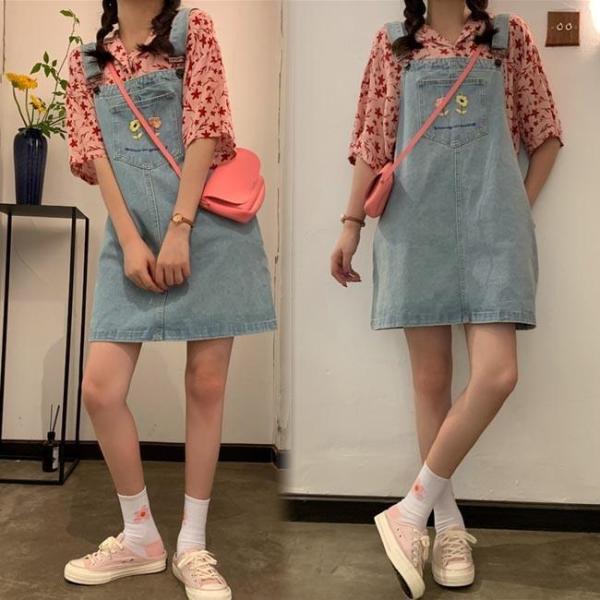 デニムサロペット レディース デニム オーバーオール サロペットスカート ゆったり 花柄刺繍 オールインワン サスペンダースカート 夏レディース用のデニムサロペットが登場ゆったりとしたシルエットでリラックスな履き心地可愛いシルエットとショー...