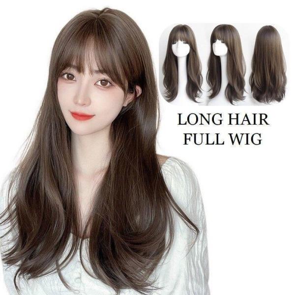 かぶるだけで気軽にイメチェンできる毛先のゆるカールが可愛いロングヘアタイプのフルウィッグです。ファッションとしてはもちろん、髪に悩みをお持ちの方にも【サイズについて】画像をご参照ください。【カラーについて】生産ロットにより柄の出方や色の濃淡...